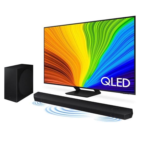 Smart Big TV 85" QLED 4K 85Q70D 2024 + Soundbar HW-Q800D - Samsung - TV ...