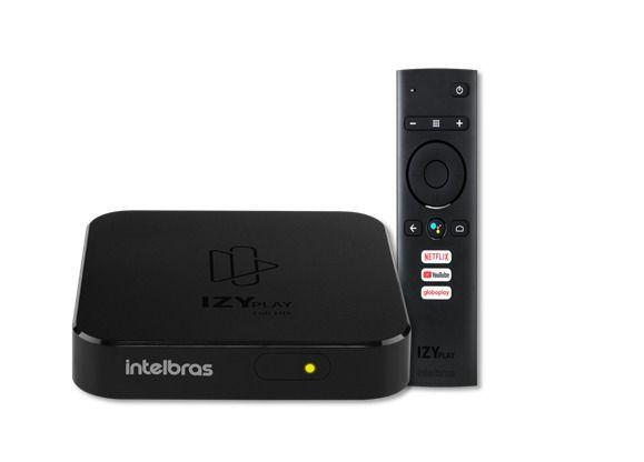 Smart Box Intelbras Izy Play Full Hd 8gb Preto 1gb Anatel 0650719000160 ...