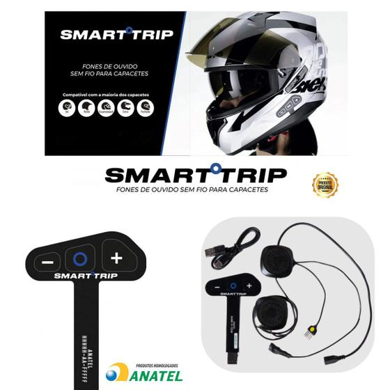 Smart Trip p/ Capacete com Bluetooth - Ligação Gps Música - No Magalu ...
