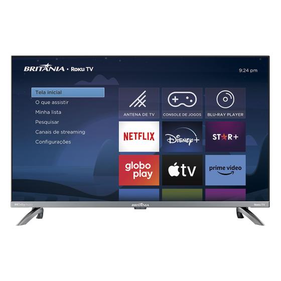 Smart TV 32” Britânia BTV32G7PR2CSGBLH LED Dolby Audio - Smart TV ...