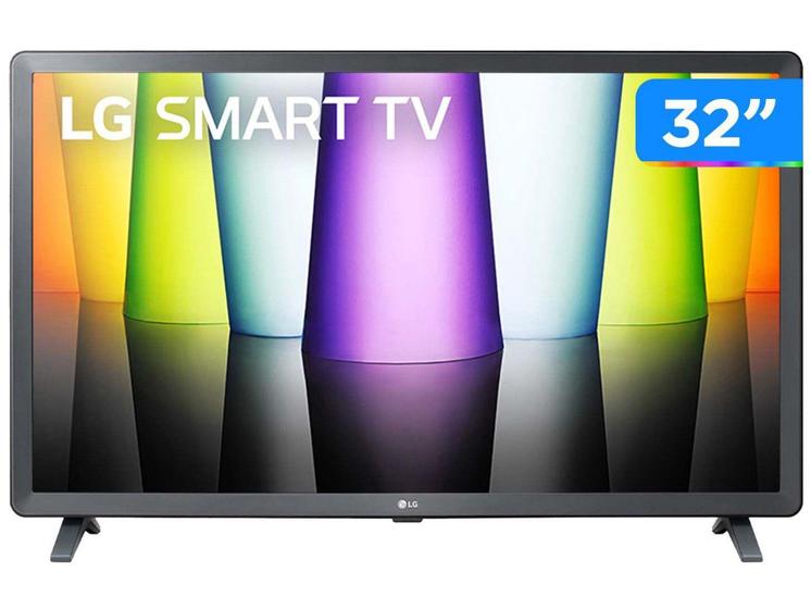 Smart TV 32” HD LED LG 32LQ620 AI Processor - Wi-Fi Bluetooth Alexa ...