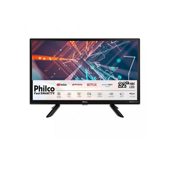Smart Tv 32'' LED HD Conversor Digital Wifi Internet - Philco - Smart ...