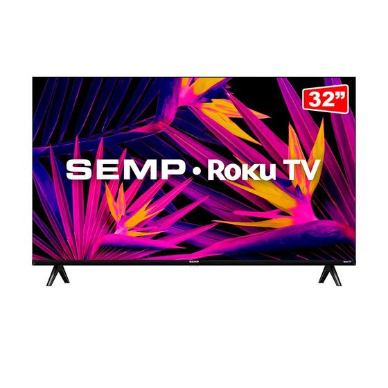 Smart Tv 32 Polegadas Semp Roku R6610 Hd Wifi Dual Band - TVs ...