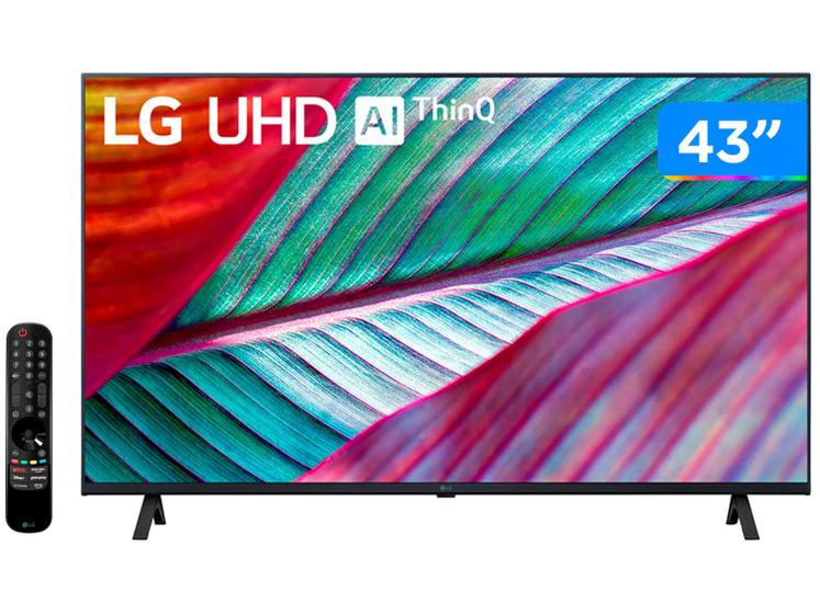 Smart TV 43” 4K Ultra HD LED LG 43UR7800PSA - AI Processor Wi-Fi Bluetooth com Alexa 3 HDMI ...