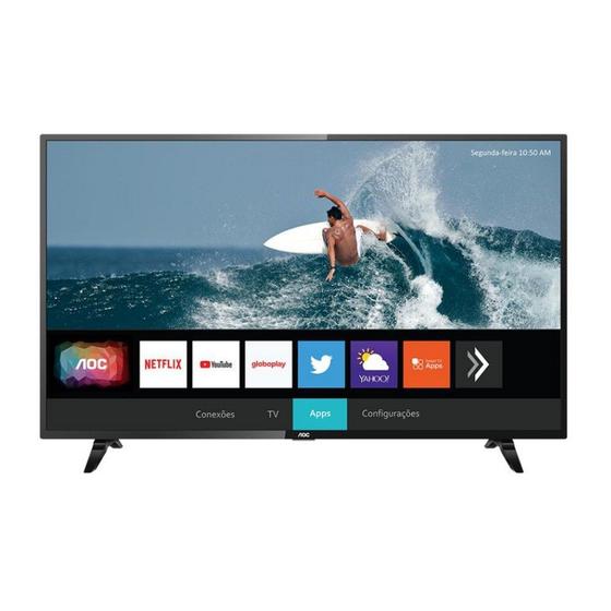 Smart Tv 43 Polegadas Led Roku S5195 Hdmi Usb Netflix AOC - Smart TV - Magazine Luiza