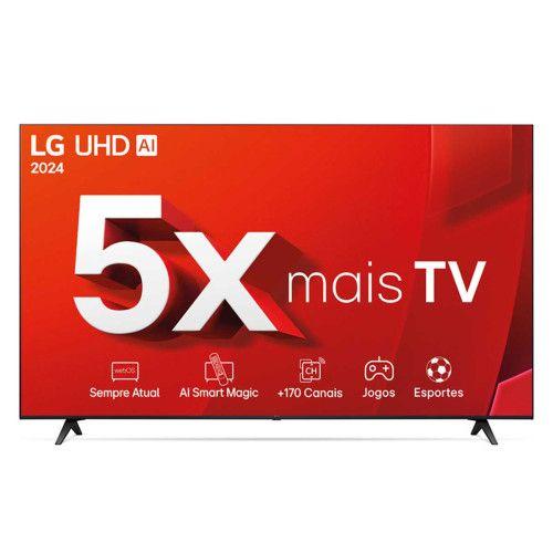 Smart TV 4K 55 LG UHD 55UT8050 Processador A5 Ger7 AI Alexa/Chromecast ...