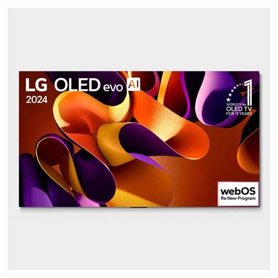 Smart TV 4K LG 65" Polegadas OLED65G4PSA OLED EVO Processador 11, AI ...