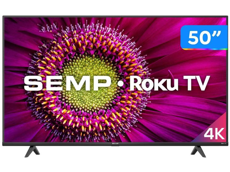 Smart TV 50” 4K UHD D-LED Semp RK8500 - VA Wi-Fi 4 HDMI 1 USB - TV 4K Ultra HD - Magazine Luiza