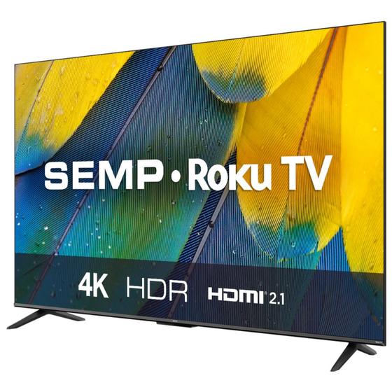 Smart TV 50" 4K UHD Roku TV SEMP RK8600, Wifi Dual Band, 3 HDMI, 1 USB ...