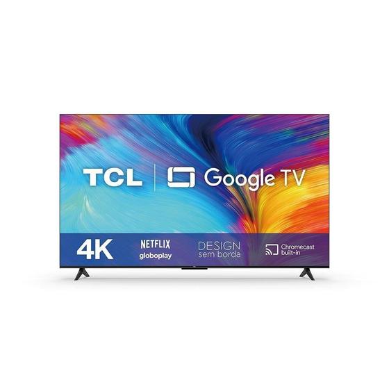 Smart TV 50" LED TCL 50P635 4K UHD com Wi-Fi, 1 USB, 3 HDMI, Google ...