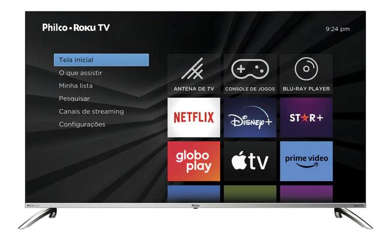 Smart Tv 50'' Philco Ptv50g7pr2csb 4k Roku Tv Led Dolby Audio Bivolt ...