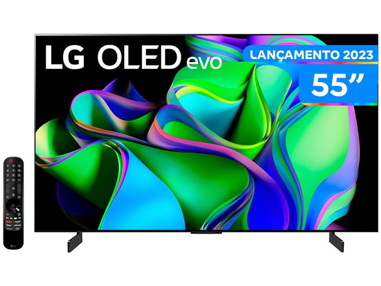 Smart TV 55” 4K Ultra HD OLED Evo LG OLED55C3PSA - Lançamento 2023 ...