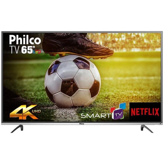 Smart TV 65" LED Philco PTV65F60DSWN, 4K Ultra HD, 3HDMI, 2USB, Netflix ...