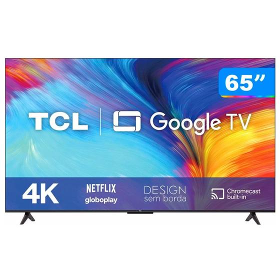 Smart TV 65 Polegadas 4K UHD HDR Google TV com Borda Infinita 65P735 ...