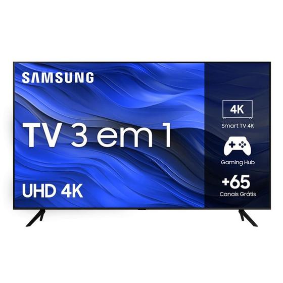 Smart TV 65 Polegadas Samsung UHD 4K, 3 HDMI, 1 USB, Bluetooth, Wi-Fi ...