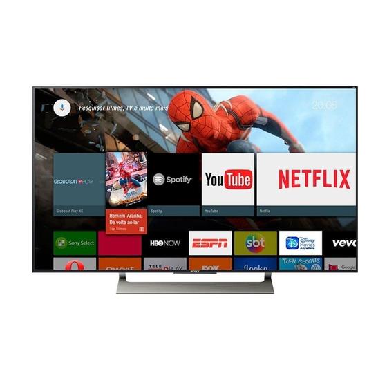 Smart TV Android LED 55" Sony XBR-55X905E 4K Ultra HD HDR com Wi-Fi 3 ...
