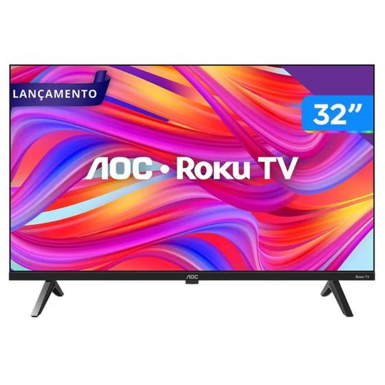 Smart Tv AOC 32 polegadas ROKU Led HD 32S5045/78G - Tv Led - Magazine Luiza