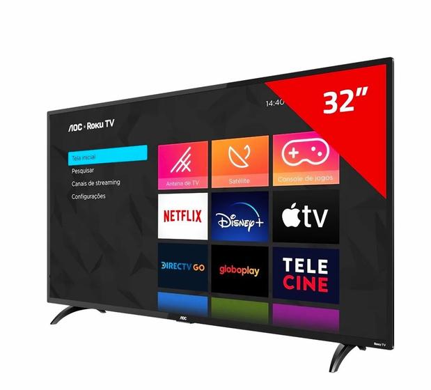 Smart Tv Aoc 32s5295/78g Led Hd 32 110v/240v - Smart TV - Magazine Luiza