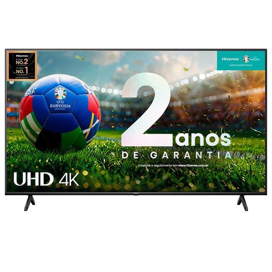Smart TV Hisense UHD 4K DLED 65" Polegadas 65A6K com Sleep Timer ...