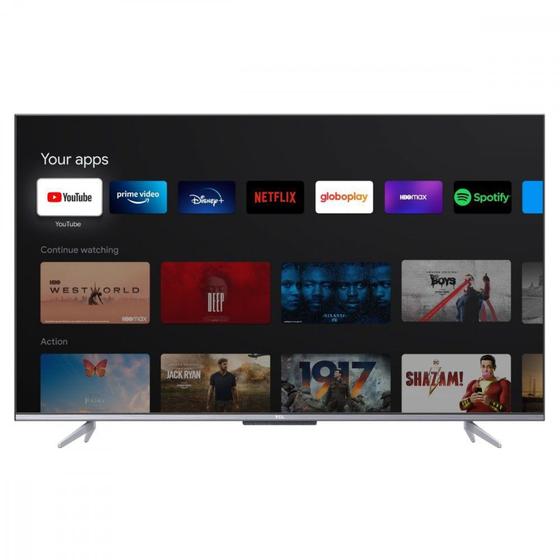 Smart TV LD 55 Polegadas 4K UHD P725 Google Assistant TCL - TV 4K Ultra ...