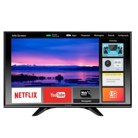 Smart TV LED 32" Panasonic TC-32ES600B HD, Wi-Fi, 2 USB, 3 HDMI, Media ...
