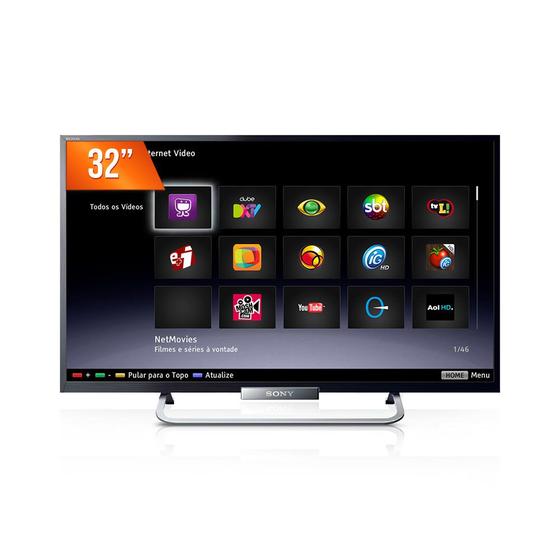 Smart TV LED 32'' Sony Full HD 2 HDMI Conversor Digital KDL-32W655A ...