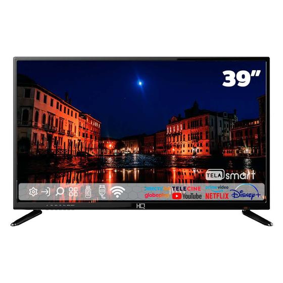 Smart TV LED 39 HQ HD HQSTV39NK Netflix Youtube 2 HDMI 2 USB Wi-Fi - Smart TV - Magazine Luiza