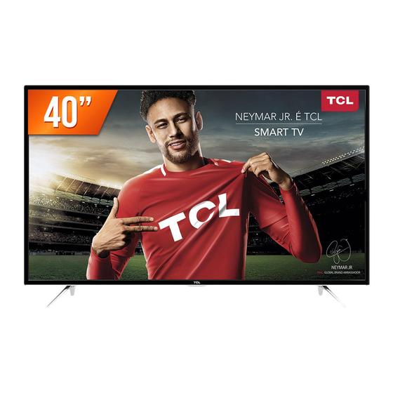 Smart TV LED 40" Full HD TCL L40S4900FS 3 HDMI 2 USB Wi-Fi Integrado e ...
