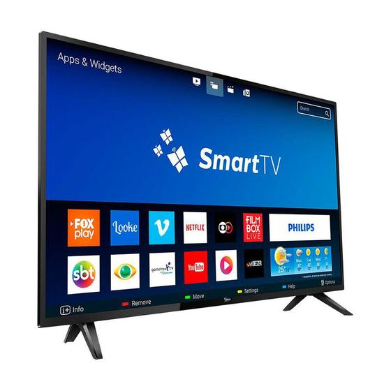 Smart TV LED 43 Polegadas 43PFG5813 Philips Full HD HDMI USB com ...