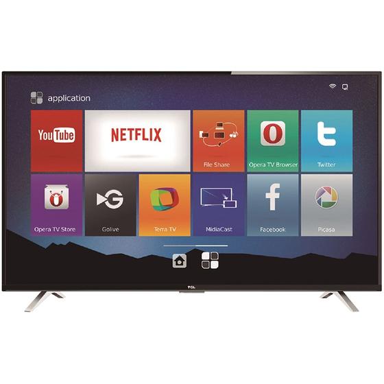 Smart TV LED 48 Polegadas TCL FULL HD USB HDMI L48S4700FS - SEMP ...