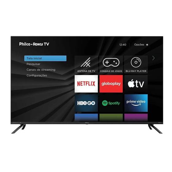 Smart TV Led 50 Polegadas 4k Roku PTV50RCG70BL 099503023 Philco - Smart ...