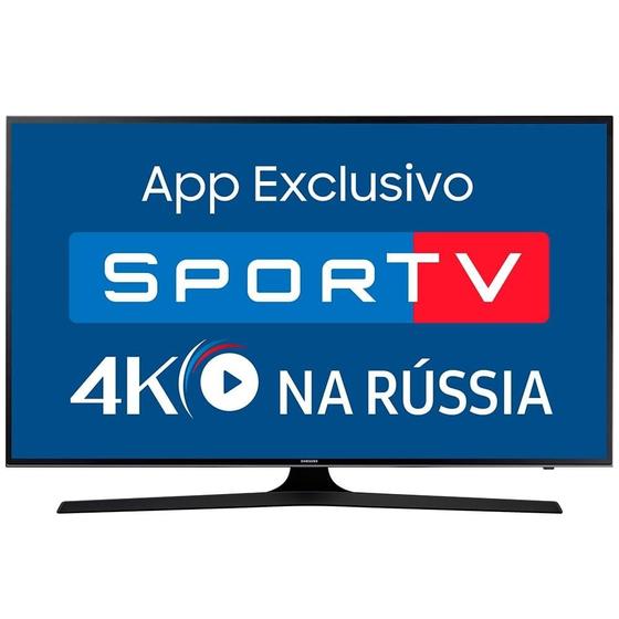 Smart TV LED 50" Samsung UN50MU6100 4K Ultra HD HDR, Wi-Fi, 120Hz, 2 ...