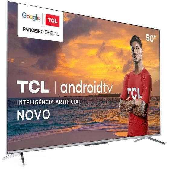 Smart TV LED 50" UHD 4K TCL Android com Comando de Voz P715 - TV 4K Ultra HD - Magazine Luiza