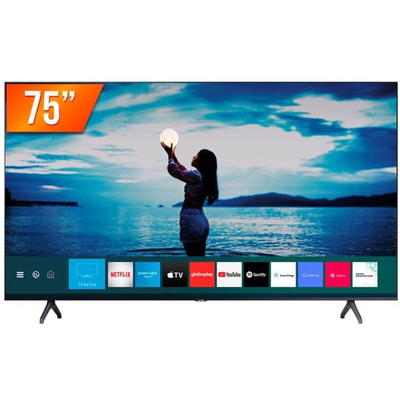 Smart TV LED 75" Ultra HD 4K Samsung 75TU7020 Crystal 2 HDMI 1 USB ...