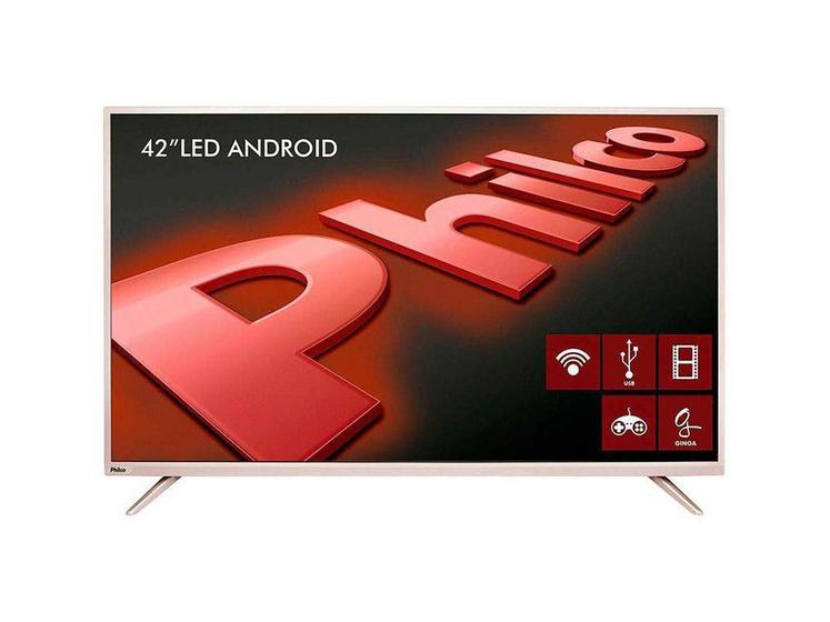 Smart TV LED Full HD 42" com Conversor Digital, Android, WI-FI ...