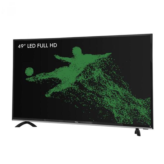 Smart TV LED Full HD 49 Polegadas Philco com NETFLIX PTV49E68DSWN ...