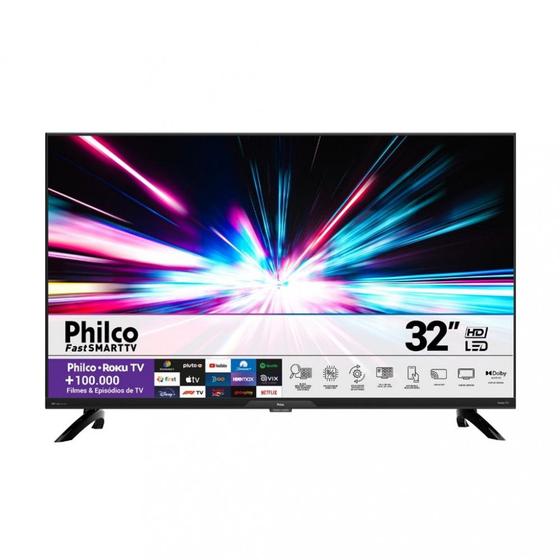 Smart TV LED HD Philco 32 Polegadas PTV32G7ER2CPBLH Dolby Áudio - Smart ...