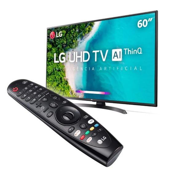 Smart TV LED LG 60'' 60UM7270 Ultra HD 4K Conversor Digital 4HDMI 2USB ...