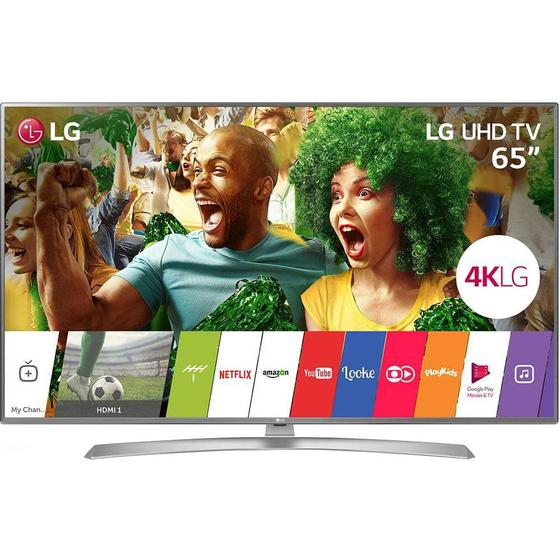 Smart TV Led LG 65 Polegadas 4K WI-FI USB HDMI 65UJ6545 - TV 4K Ultra ...