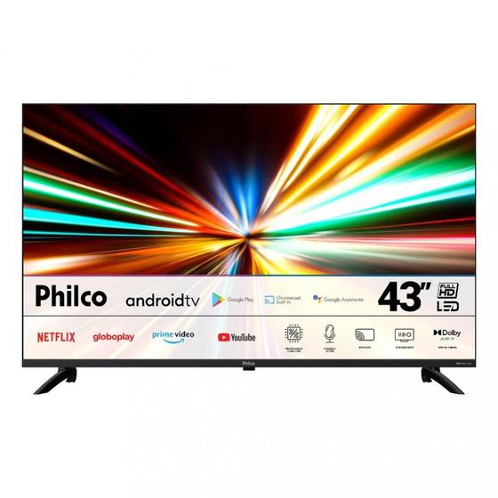 Smart TV LED Philco 43 Polegadas Android TV PTV43D10AG11SKF - Smart TV ...