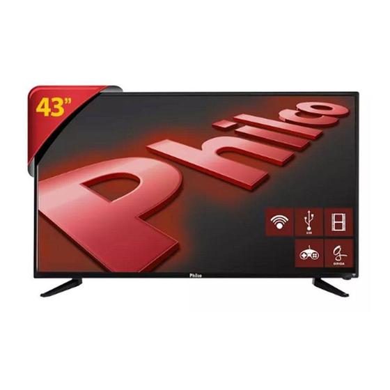 Smart TV Led Philco Full HD 43 Polegadas PH43N91DSGWA - Smart TV ...