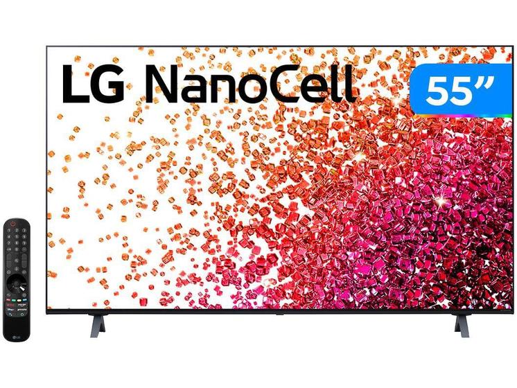Smart TV LG 55" 4K NanoCell 55NANO75 3x HDMI 2.0 Inteligência ...
