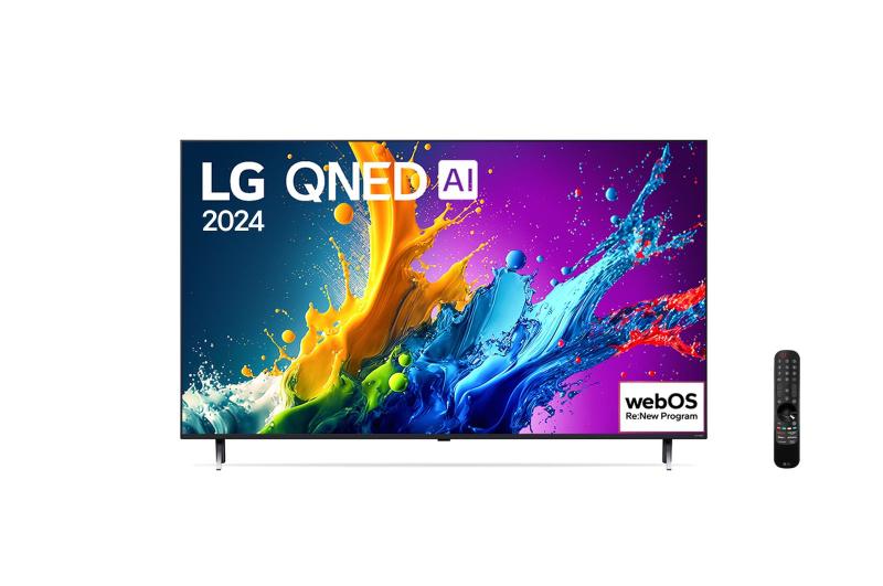 Smart TV LG QNED AI 4K QNED80 55 polegadas 2024 - TV 4K Ultra HD ...