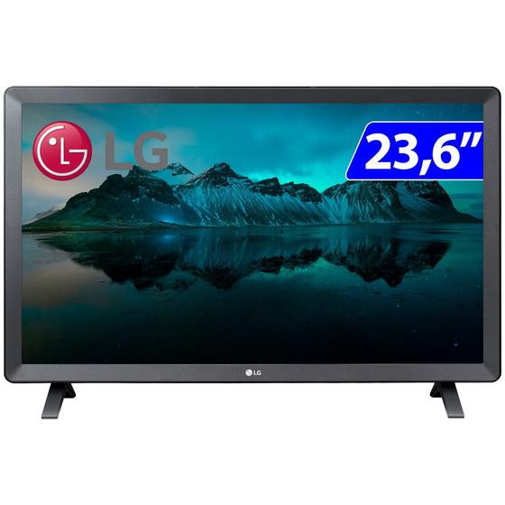 Smart TV Monitor LG LED 23.6 Pol Wi-Fi webOS 3.5 Full HD HDMI USB ...