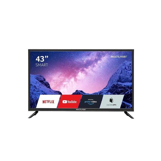 Smart TV Multilaser LED 43 Full HD Wi-Fi Conversor TL027 - TVs ...