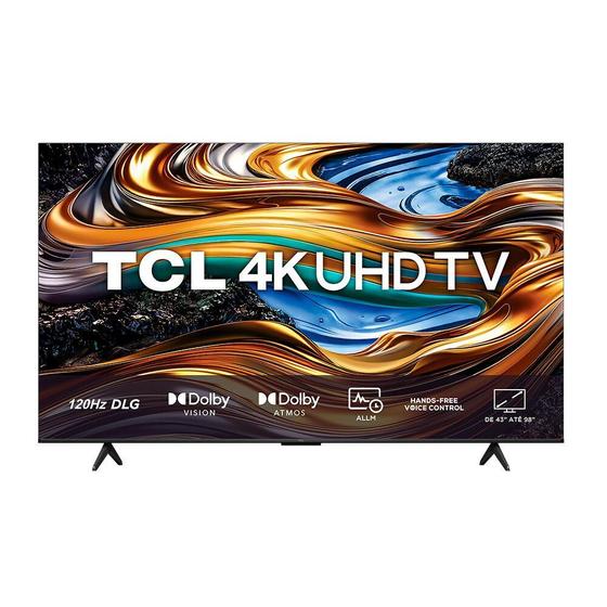 Smart TV P755 65 Polegadas Google TV LED 4K UHD TCL - TVs - Magazine Luiza