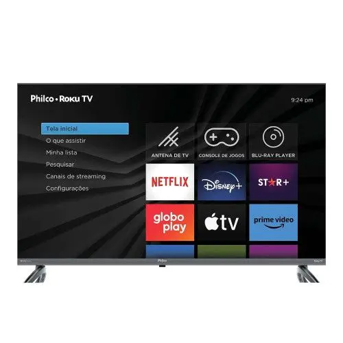 Smart TV Philco 40 Polegadas PTV40E3ERSGB Full HD LED Roku TV Dolby ...