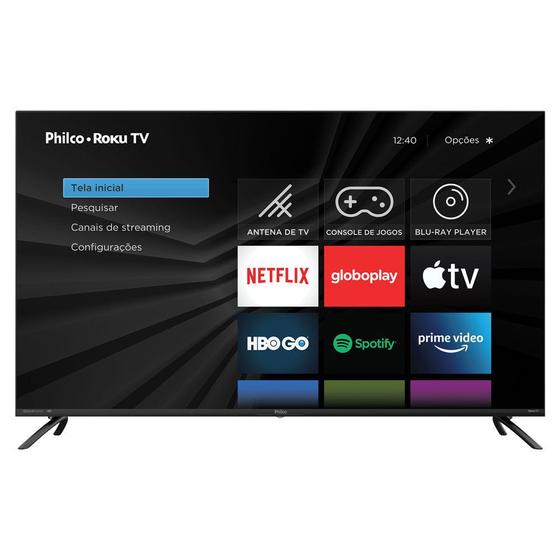 Smart TV Philco 50 Polegadas 4K Ptv50rcg70bl Roku - TV 4K Ultra HD ...