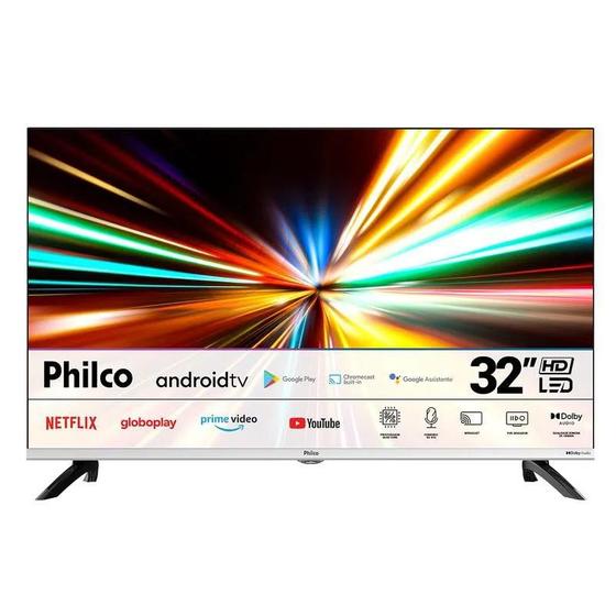 Smart TV Philco com Base de Apoio Wifi Bluetooth Google Assistente de ...