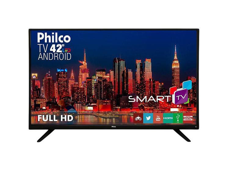 Smart TV Philco LED Full HD 42" Com Conversor Digital - 2 HDMI, 2 USB ...